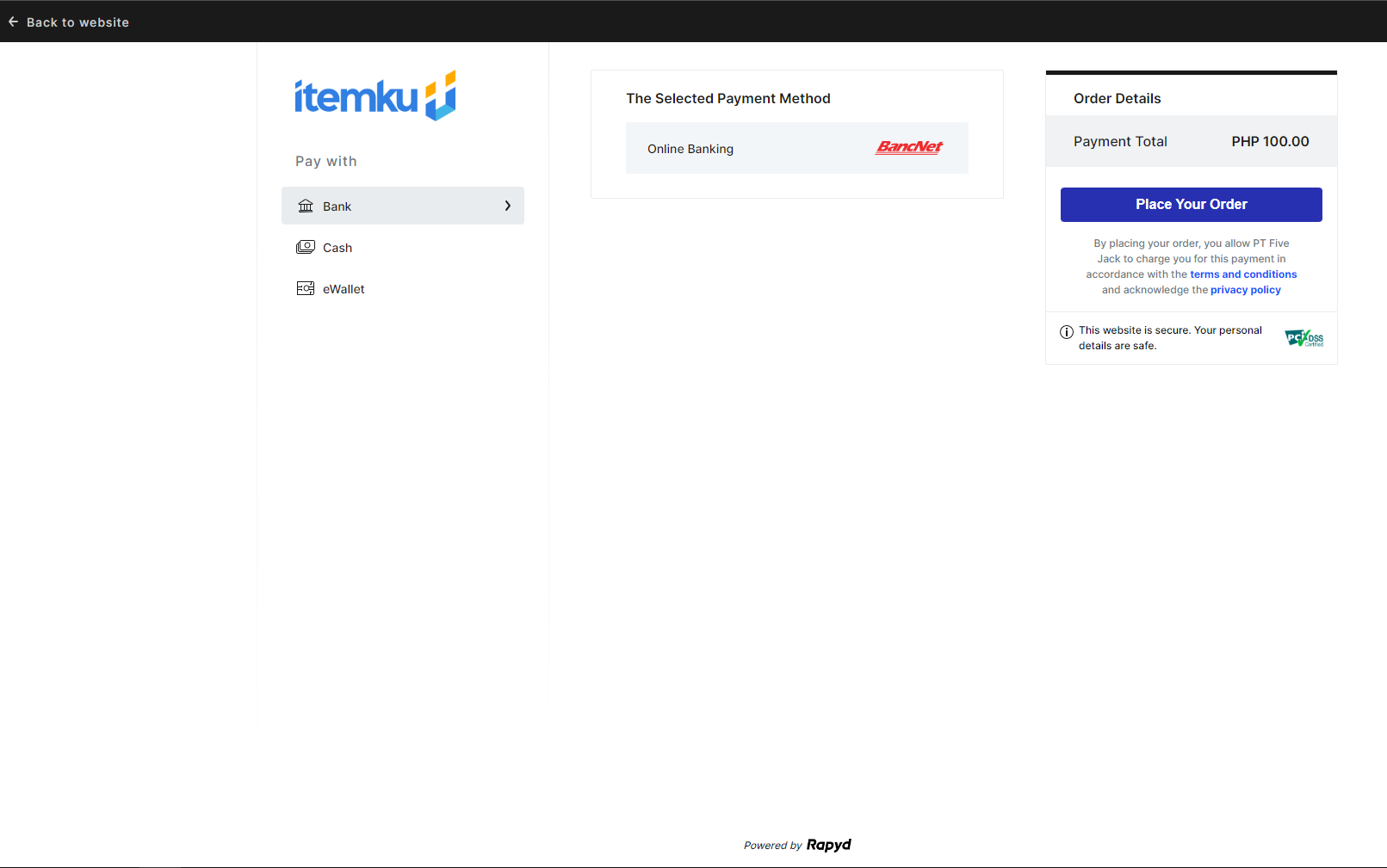 How do I pay for itemku with Bancnet? – itemku